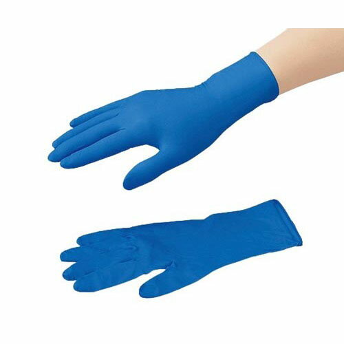 ●手袋内側にムレ防止加工を施しています。●材質：ニトリルゴム●全長：240mm●厚み：0.13mm●全面エンボス加工●左右兼用●サイズ：M●事業者向け商品です。リニューアルに伴い、パッケージ・内容等予告なく変更する場合がございます。予めご了...