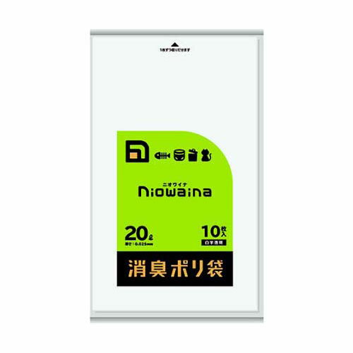 ●原料に消臭のマスターバッチを混ぜることで、製品使用時に、においの成分を吸収させ、臭いを和らげる効果があります。●生ごみ、おむつ回収用、ペットのふんの回収用等に。●容量(L)：20●縦(mm)：600●横(mm)：520●厚さ(mm)：0....