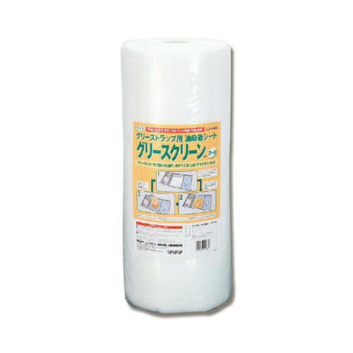 ●グリーストラップ用油吸着シート。●ポリプロピレン製なので水を吸わずに油脂類だけを吸着します。●サイズ：50cm*10m●材質：ポリプロピレン●事業者向け商品です。リニューアルに伴い、パッケージ・内容等予告なく変更する場合がございます。予め...