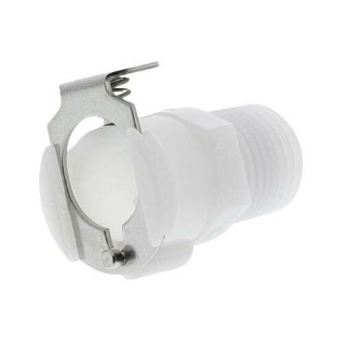 ●強酸性又は腐食性の薬品での使用は推奨されません。●カップリングボディのオス管用ねじ●これらの接続部品は幅広いサイズ及び構成で使用できるため、製造業で使用する場合の優れたオプションとなります。●接続を「カチッ」という音で通知 片手で接続及び...