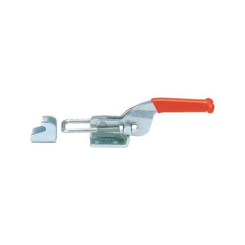 ●先端がU型になっています。●製品刻印：No.FA200●全長(mm)：155●本体全長(mm)：155●引圧力(kN)：3.2●ストローク(mm)：48●フック型(引っぱり型)●フランジベース●材質／仕上：スチール(SS400)●原産国：...
