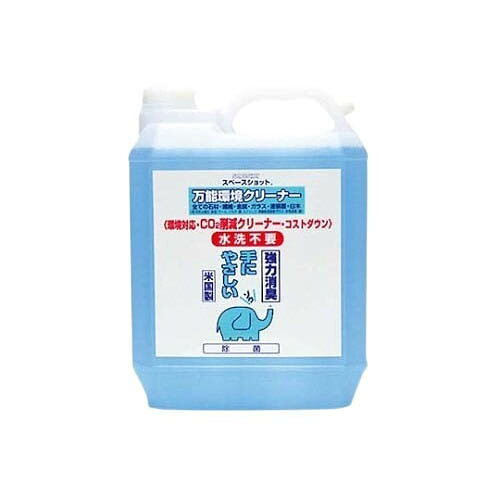 ●特徴：水を使わなくても、床にそのまま噴霧するだけで、モップ掛けが出来ます。ステンレス、カーペット等あらゆる物に使えます。下水にそのまま流しても1時間以内に自然に中和し、中性になりますので、中和剤不要です。●容量：4L●材質1：界面活性剤(...