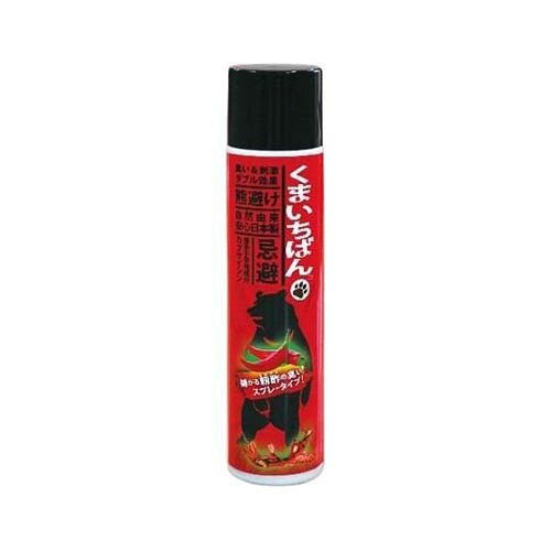 ●携帯しやすい安心の一本。スプレー飛距離タイプ。●寄せ付けたくないツキノワグマを忌避。●嫌がる唐辛子辛味成分カプサイシンと籾酢(モミサク)の強力刺激ダブル効果。※籾酢とはモミガラ燻炭を焼く際に出る煙を冷やして採れた液体です●内容量：90mL...