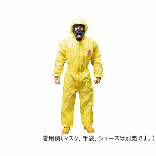 ●ファスナー部を防護するフラップ付きです。●軽量な防護服で激しく飛散する液体から身体を防護します。●M●透湿度：1g／平方メートル・h●耐水度：2000mm以上●引張強度：2クラス●引裂強度：4クラス●材質：PP(ポリプロピレン)●EN34...
