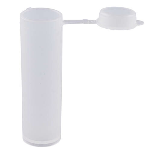 ●フタと本体がラッチで一体になったサンプル容器です。●計量用器としても使えます。●型番：737●容量(mL)：5●口外径*全長(mm)：直径15*49●材質：PE(ポリエチレン)●入数：1袋(10本入)※1袋あたりの価格です。●事業者向け商...