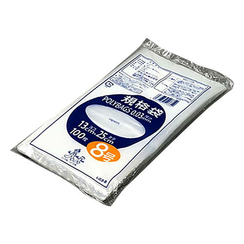 ●外袋には取り出し口が付いていますので1枚ずつ取り出せて便利です。●材質：LLDPE(リニヤポリエチレン)●厚み(mm)：0.03●サイズ(mm)：130*250●入数：1袋(100枚入)●事業者向け商品です。リニューアルに伴い、パッケージ...
