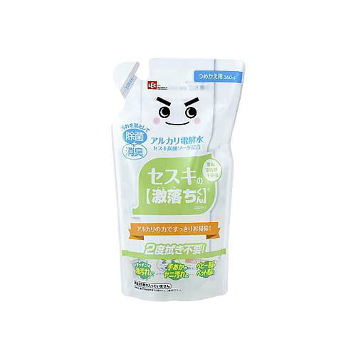 ●洗剤を使いたくない場所への洗浄、除菌にご使用できます。●仕様：詰替(360mL)●成分：アルカリ電解水・セスキ炭酸ソーダ●事業者向け商品です。リニューアルに伴い、パッケージ・内容等予告なく変更する場合がございます。予めご了承ください。広告...