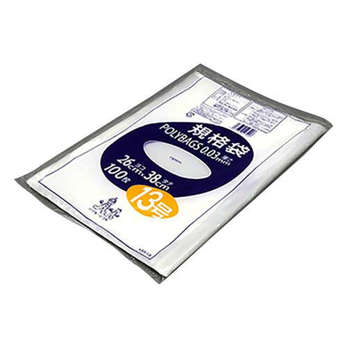 ●外袋には取り出し口が付いていますので1枚ずつ取り出せて便利です。●材質：LLDPE(リニヤポリエチレン)●厚み(mm)：0.03●サイズ(mm)：260*380●入数：1袋(100枚入)●事業者向け商品です。リニューアルに伴い、パッケージ...
