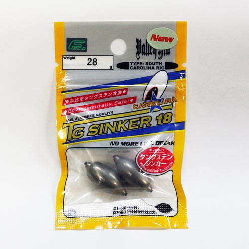 ヘビーキャロライナリグで 広範囲に攻略。 TG SINKER18 CAROLINAは、高比重タングステン合金素材のキャロライナシンカーです。シンプルなデザインですが根掛かりがしにくく、かつボトムの状態を把握しやすい形状になっており、ボトムの...