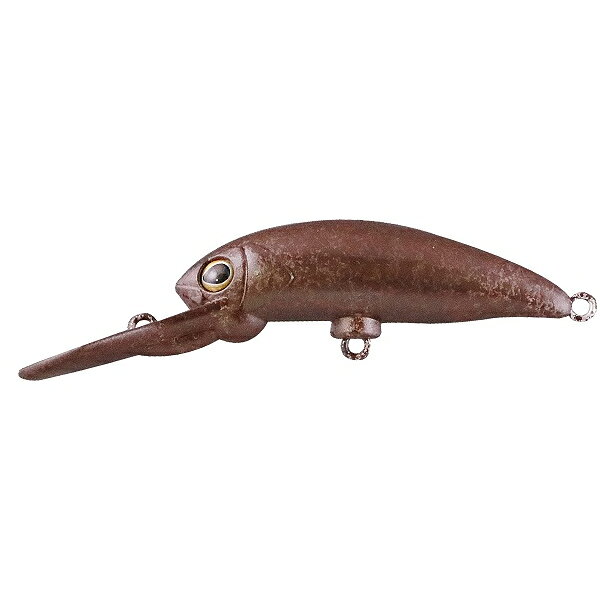 高活性魚に効果的なワイドウォブリングアクションに定評があるブリブリミノーにDRモデルが登場。リップの根本を絞ることにより、ワイドなウォブリングアクションを維持しつつ、軽い引き抵抗で約1.5mまでの潜行を実現しました。ルアーの内部に鱗模様の凹...