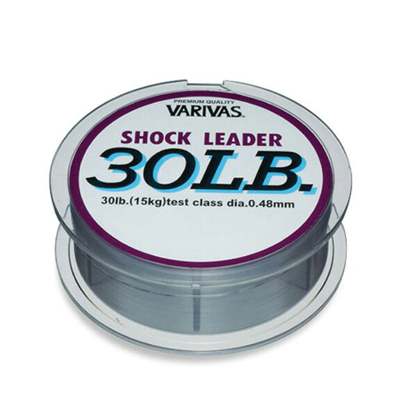 魚の引きに対応して適度な伸びでショックを吸収するショックリーダー。 しなやかで扱いやすいナイロン製ショックリーダーは、確実なラインシステムを組むことができ、ルアーのアクションも損ないません。 カラー：ミストグレー