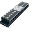 ★商品画像はイメージです★ 【仕様】 ●定格:250V-20A ●端子ねじM3.5 ●商用周波耐電圧:2000V 1分間 ●インパルス耐電圧:4000V ●適合電線(m［［平米］］):0.75〜2 ●色:ブラック ●極数:12 ●長さ(mm...
