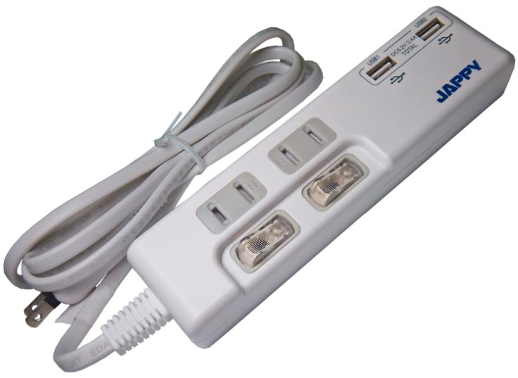 【特長】 1台でAC電源もUSBポートも備える 電気用品安全法 PSE適合品 トラッキング火災を予防する絶縁カバー付き 狭い場所でも接続できるスイングプラグを採用 合計3.4Aまでの機器をまとめて充電可能（急速充電） ほこり防止シャッター付...