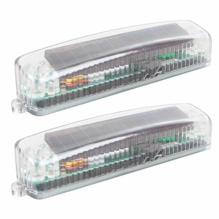 ■両面テープでお好きな場所に貼り付け可能！■11通りのLED点灯モード！■防水加工でデイライトやフォグランプなどの外装にも使用可能！■日中にソーラー充電、夜間は振動で自動点灯※発光色の切り替えは振動検知で自動で行われます。※夜間自動点灯は初...