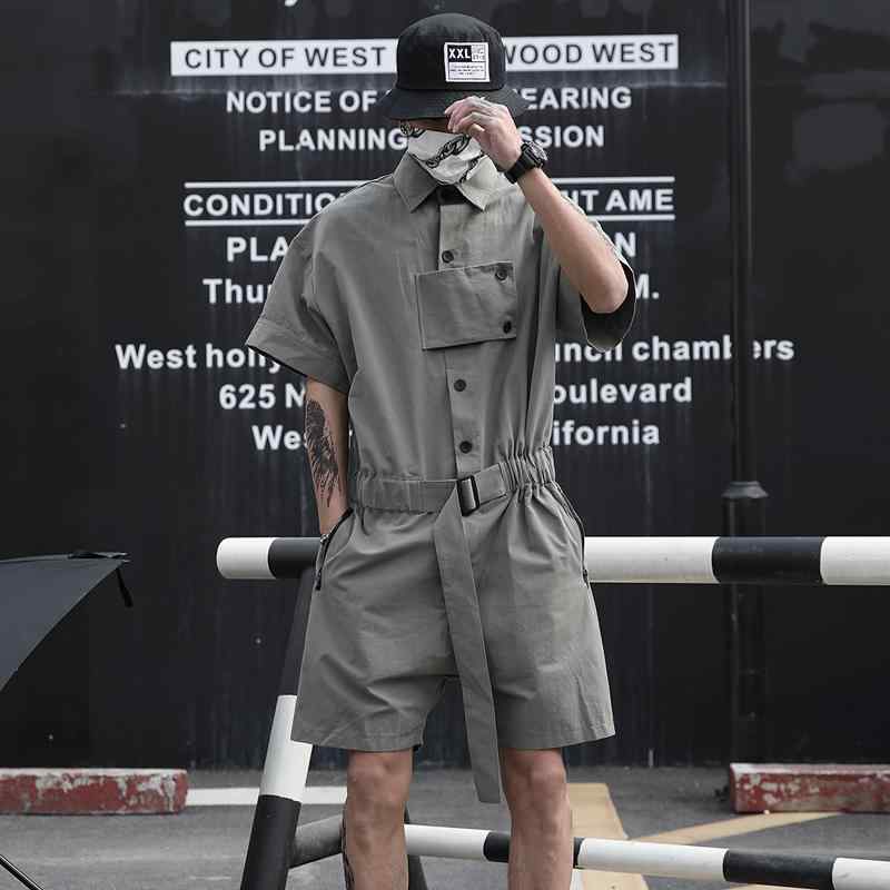 つなぎ 作業着 ストリート アメリカン メンズファッション 続々登場 M L XL XXL