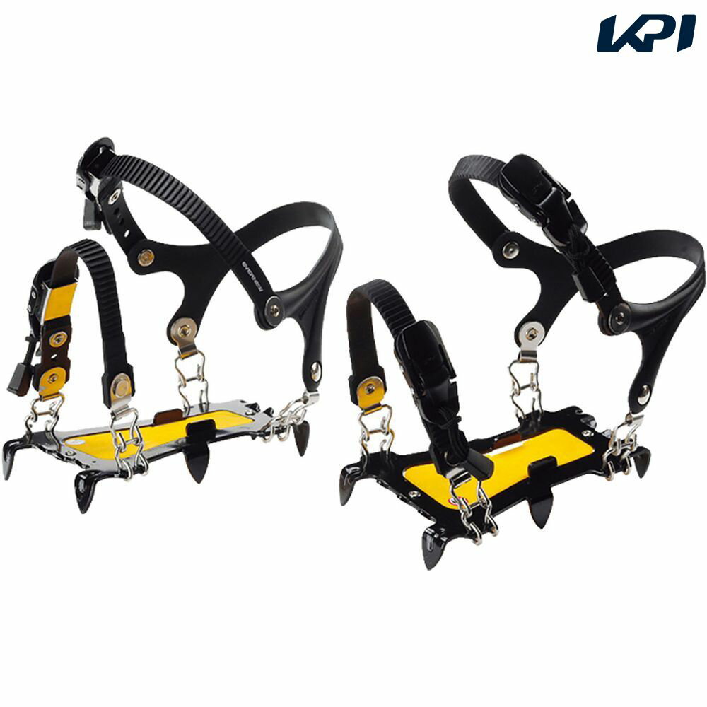 イエロー(-) メーカー希望小売価格はメーカーカタログに基づいて掲載しています。 幅広いシューズに対応できる6本爪軽アイゼン。ラチェット式のバックルで確実にフィットし、緩みづらいのでアイゼンのズレも最小限に抑えられます。 商品説明 素材・材...