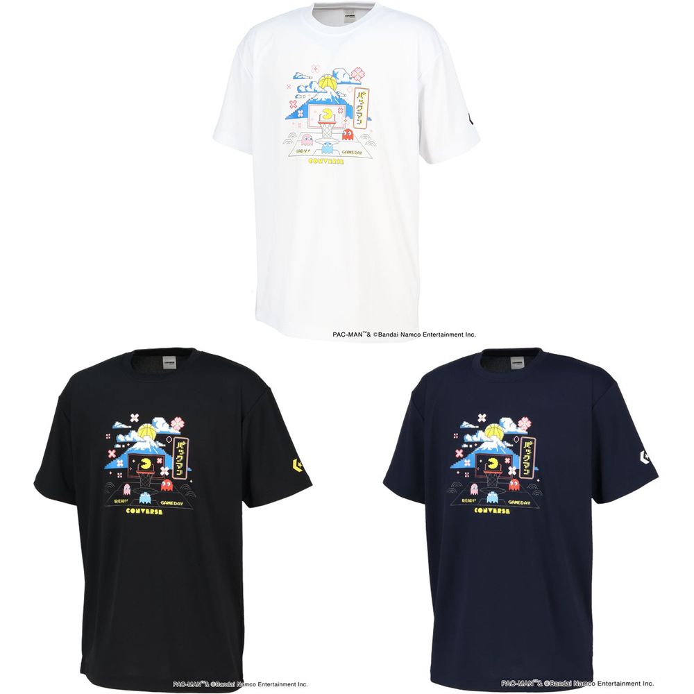 ホワイト(1100) ブラック(1900) ネイビー(2900) メーカー希望小売価格はメーカーカタログに基づいて掲載しています。 CONVERSE×PAC-MANのコラボデザイン。日本らしい和のテイストを落とし込み、ゲームの世界観にバスケ...