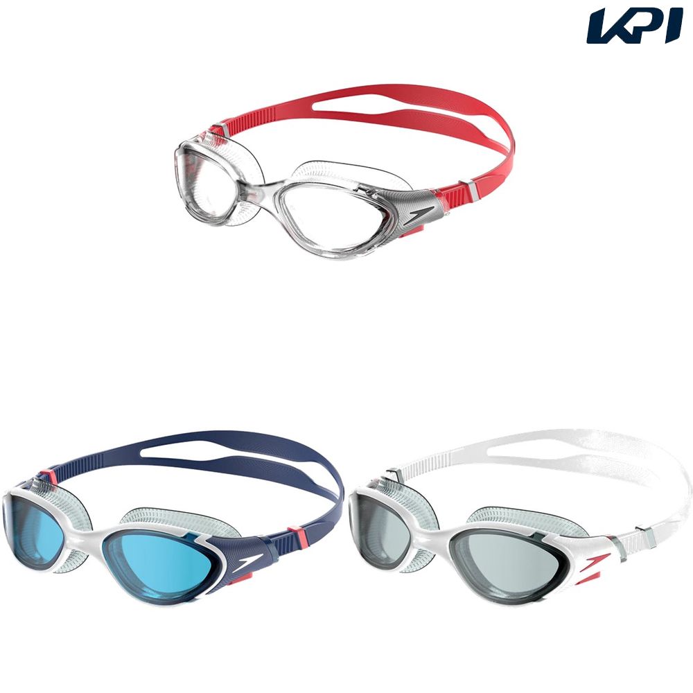 レッド-クリア(RC) ホワイト-ブルー(WB) ホワイト-ブラック(WK) メーカー希望小売価格はメーカーカタログに基づいて掲載しています。 スイマーの快適性を最優先に考えた「Biofuse(バイオフューズ)」ゴーグルです。Speedo最...