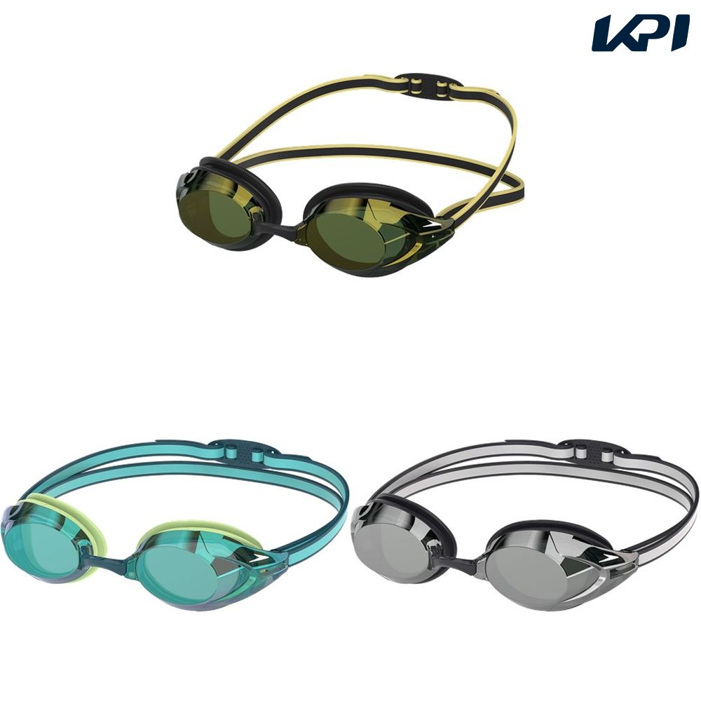 BLK×GLD(KD) SQ×EM(SE) SLV×SLV(VV) メーカー希望小売価格はメーカーカタログに基づいて掲載しています。 WORLD AQUATICS承認モデルSpeedoの代名詞的存在のトレーニング&レース用ゴーグル(ミラータ...