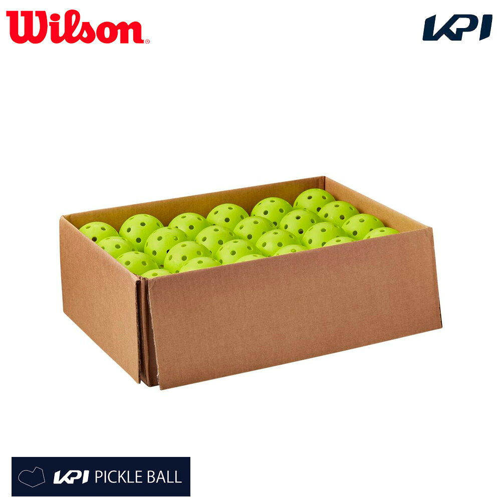 メーカー希望小売価格はメーカーカタログに基づいて掲載しています。 ウイルソン Wilson ピックルボール ボール ピックルボールボール TRU 32 48球ケース 2025新製品