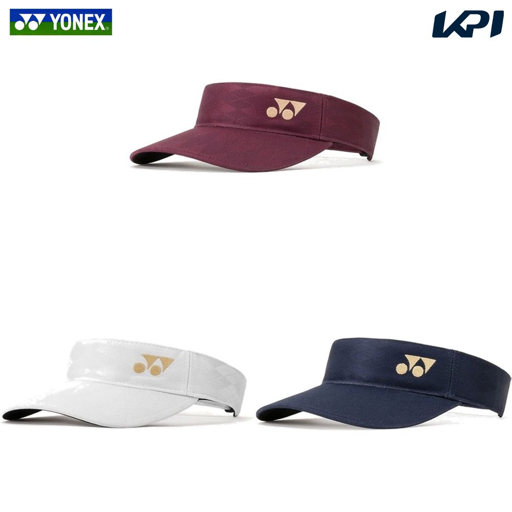 ダークワイン(266) アイスグレー(326) ダークネイビー(554) メーカー希望小売価格はメーカーカタログに基づいて掲載しています。 商品説明 ：ポリエステル100%　仕様：UVカット：●背面マジックテープ方式 ヨネックス YONEX...