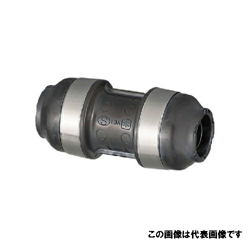・適用：PEX ・呼び径：16A ・寸法：L＝77 ・流路径が広く、流量が確保しやすい外径シール構造を採用。 ・耐熱水特性、耐薬品性に優れ、粘り強く衝撃に強いPPS特殊グレードを採用。 ・配管の延長に使用。 ・埋設可能。 ・日本水道協会認証...