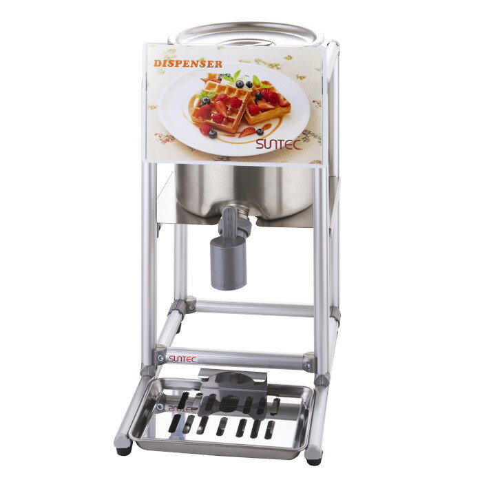 レードルなどでは、入れることが難しかったり、途中でこぼしてしまうなど衛生面の問題を解決。お客様のご要望により、セルフワッフルで簡単に衛生的に楽しんでいただけるように開発しました。ワッフルベーカーに、手軽に、簡単に生地を入れる際にお使いいただ...