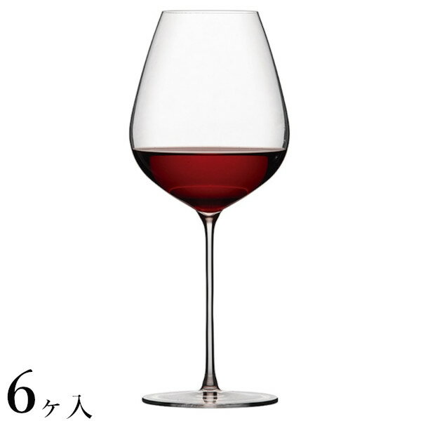 極薄のステムと洗練されたフォルムは、シャンパングラスから赤ワインまで、その芳醇な香りと味わいを存分に楽しむことを可能にします。 【サイズ】：φ103×H250mm 【容量】：690cc 【入り数】：6ヶセット※画像はイメージです※ ★「送料...