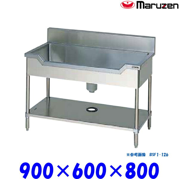 外形寸法：幅900×奥行600×高さ800(mm)バックガード：奥行60×高さ150槽寸法：幅820×奥行460×深さ200(mm)材質：ステンレス（SUS430）付属品：排水ゴミ受け、排水ホース※規格外の形状、寸法については、ご希望により...