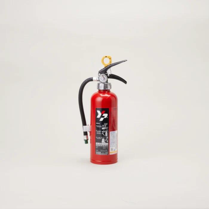 消火器（YA-4NX） 商品詳細スペック 型式 YA-4NX 名称 粉末（ABC）蓄圧式消火器YA-4NX 国家検定型式番号 消第30～5号 消火器区分 蓄圧式 充填薬剤 粉末（ABC） 薬剤質量 1.2kg 寸法 全高 約380mm × ...