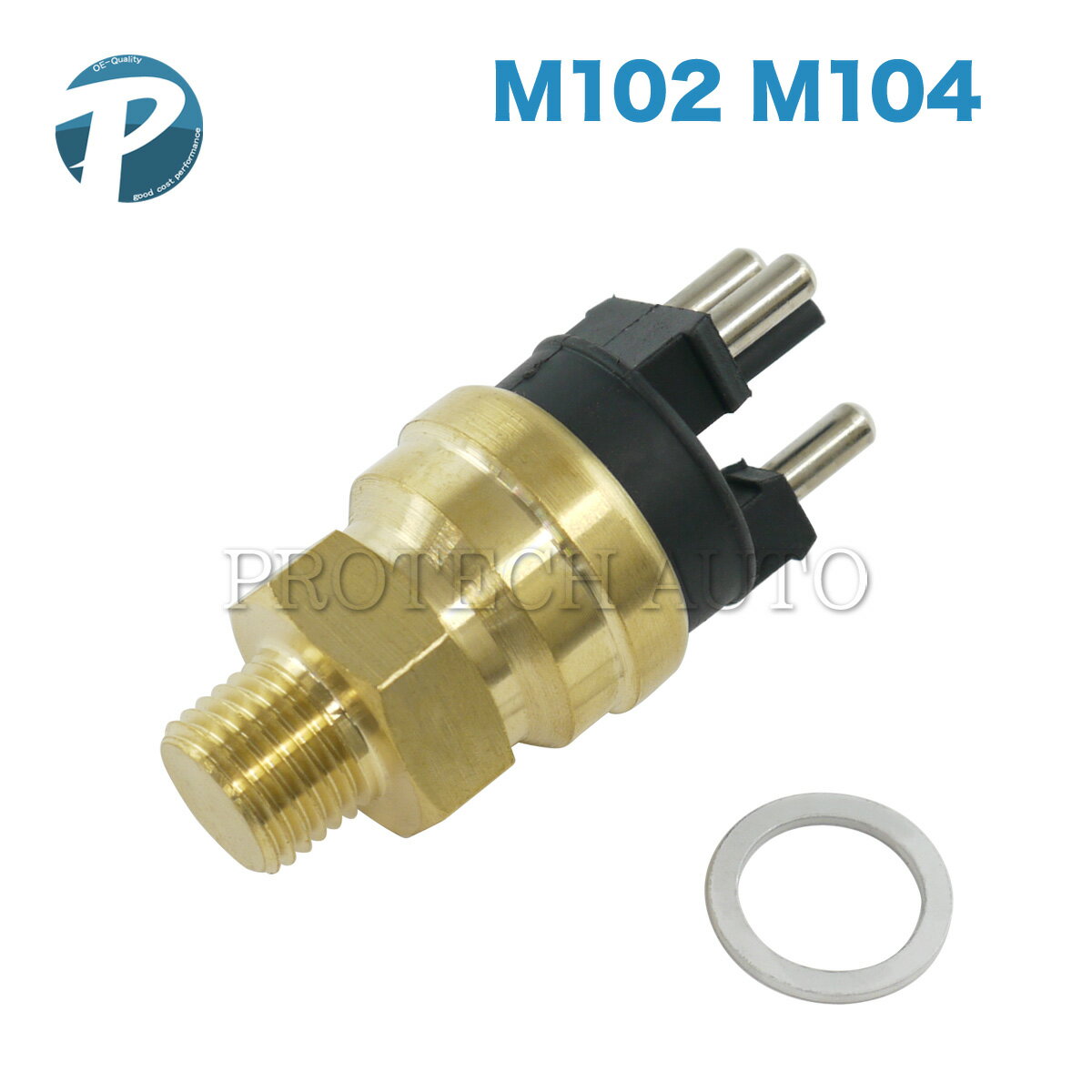 ■品名 ベンツ エンジンクーリングファンスイッチ/水温センサー M102 M104 エンジン用 ■純正部品番号 0065459124 ■参考適合車両 [Eクラス] W124 セダン　230E W124 ステーションワゴン　230TE [Gク...