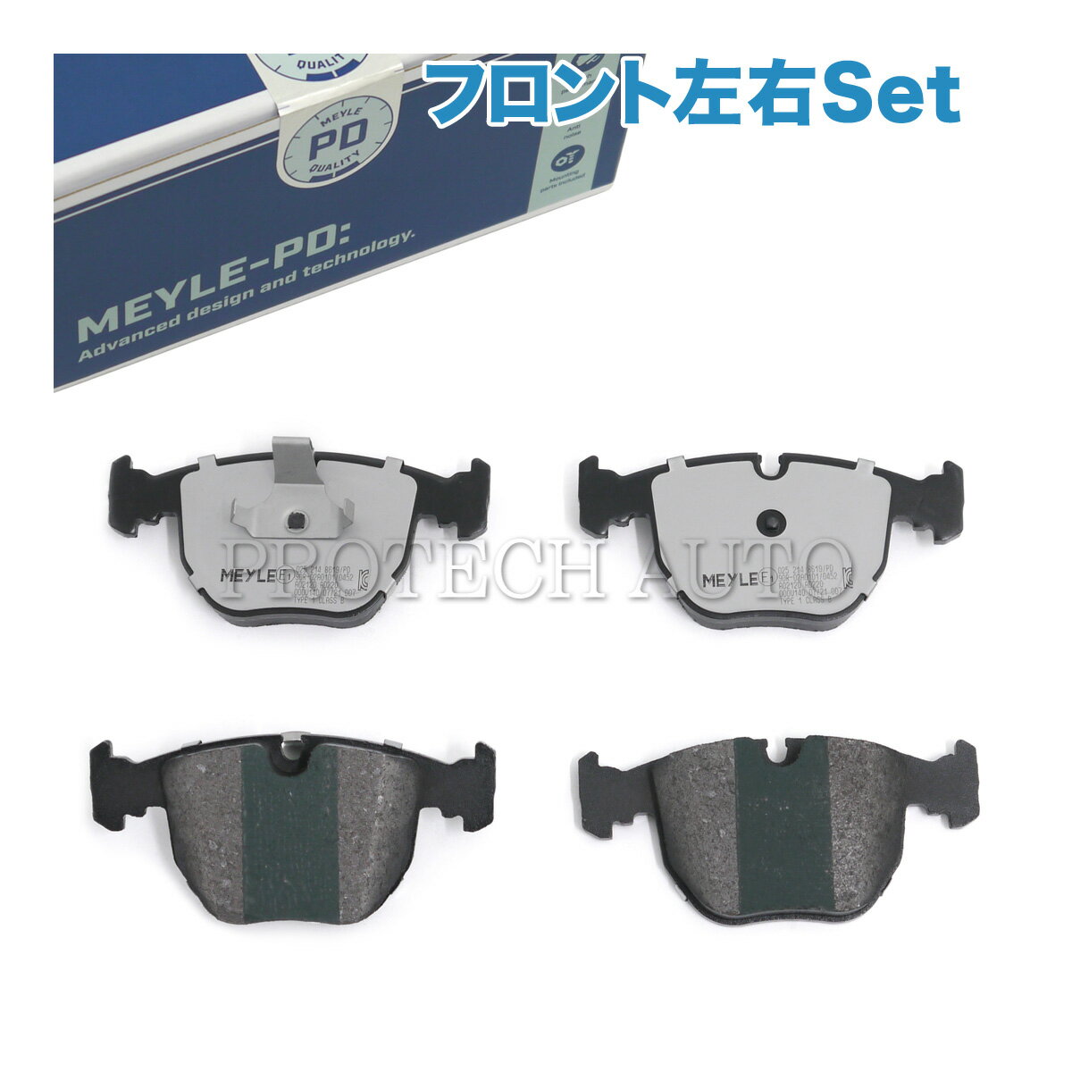 ■品名 MEYLE製 BMW フロント ブレーキパッド/ディスクパッド 左右セット PD.ver ■純正部品番号 34116761252 | 34112282556 | 34113427503 | 34111165227 | 3411222...