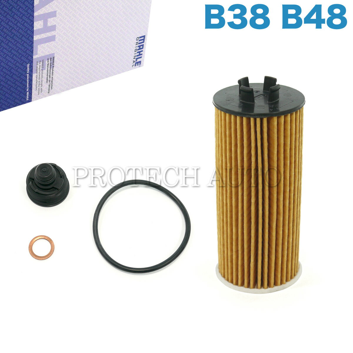 ■品名 純正OEM MAHLE製 BMW MINI ミニ エンジンオイルフィルター/エンジンオイルエレメント B38 B48 エンジン用 ■純正部品番号 BMW＆MINI：11428570590 ■参考適合車両 [MINI] F56 ハッチ...