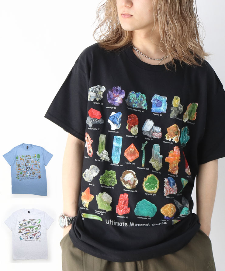 ネコポス可 タイプ 【キーワード】tシャツ 半袖 メンズ レディース ATLAS SCREEN PRINTING アトラススクリーンプリント Tee ASP040004 Mサイズ Lサイズ XLサイズ 春 夏 春夏 石 恐竜 自然 現在開催...