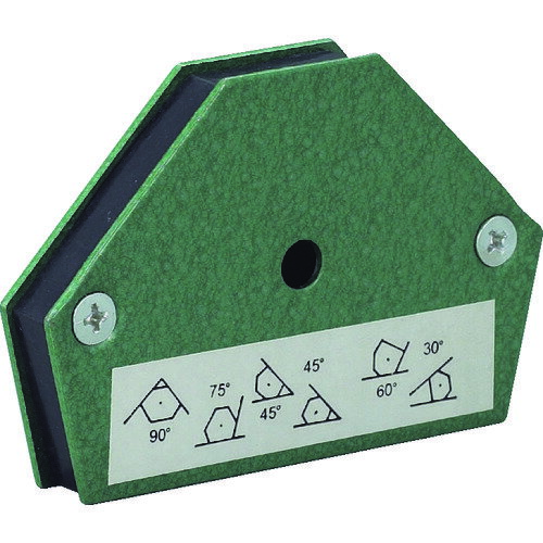 ●保持角度：30度、45度、60度、75度、90度、135度●ON／OFF機能なし●鉄板や丸パイプ、鉄球の溶接作業時に接合箇所を組み合わせ、安定保持に適します。●溶接作業時の仮押えや仮組み作業用に。●本体公差は±1度です。仕上げ角度を保証す...