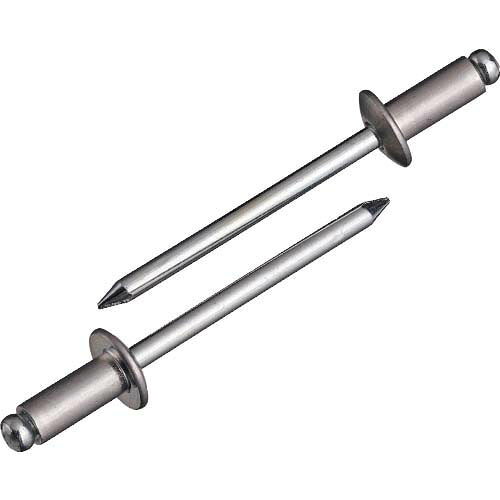 ●エコパック入り●RoHS指令適合品●パック入数(本)：35●ボディ材質：アルミニウム(A5154)●マンドレル材質：スティール(炭素鋼)●必要な仕事に無駄なく使える少量サイズです。●片側から複数の母材をワン・アクションで締結できます。●適...