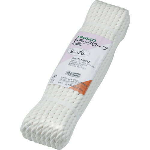 ●3つ打●両端アイスプライス加工●引張強度KN(kgf)：5.88(600)●両端アイスプライス加工(アイ加工)を施しています。●柔軟性があり耐候性、耐久性にも優れています。●トラックの幌がけ。●トラックの荷締め。リニューアルに伴い、パッケ...