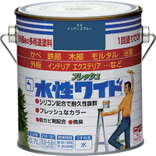 ●塗膜は汚れにくく、付着した汚れも水しぶきで簡単に洗浄できる(ウォッシャビリティに優れる)高性能塗料です。●タレにくい、微臭タイプです。●かび止め材、さび止め材配合しています。●浴室・台所・洗面所・部屋のかべや天井などに。●ドア・木のサン・...