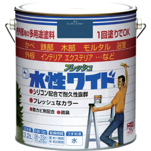 ●塗膜は汚れにくく、付着した汚れも水しぶきで簡単に洗浄できる(ウォッシャビリティに優れる)高性能塗料です。●タレにくい、微臭タイプです。●かび止め材、さび止め材配合しています。●浴室・台所・洗面所・部屋のかべや天井などに。●ドア・木のサン・...