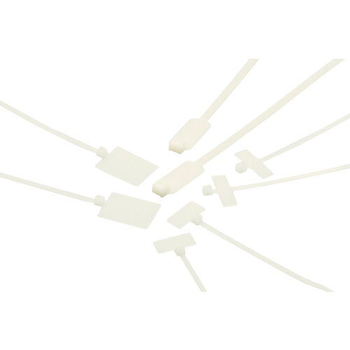 ●屋内用●使用温度範囲：-60〜85度●CSA規格品●UL94V-2●ワイヤーやケーブルなどの識別と結束を同時にできます。●必要な情報は書き込みスペースにマーカーペンや刻印機ラベルなどで表示できます。●印字したラベルを貼り付けることもできま...