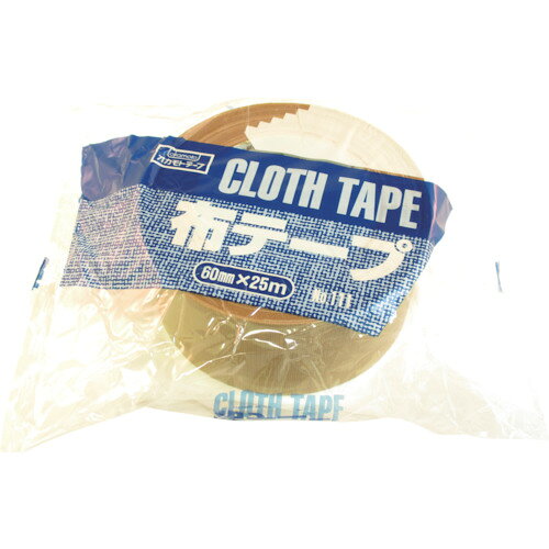 ●手で簡単に切れます。●糊厚があるので粗面によくなじみます。●重ね貼りができます。●色：クリーム●幅(mm)：60●長さ(m)：25●厚さ(mm)：0.31●粘着力：4.3N/10mm●引張強度：66.6N/10mm●基材：スフ織布●粘着剤...