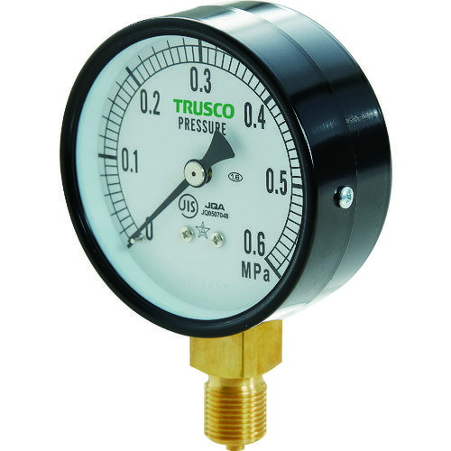 ●大きさ：75mm●接続部サイズ：G3／8B●ケースおよびカバーは電着塗装で耐食性に優れています。●圧力計の3大流体(エア・油・水)のどれにでも使用できます。●JIS B 7505-1規格品です。●ねじサイズ、ねじ形状(GねじまたはRねじ)...