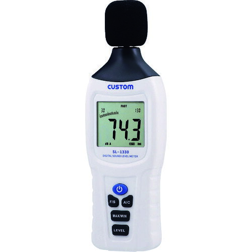 ●周波数範囲：31.5Hz〜8kHz●測定範囲：Lo：30dB〜80dB、Med：50dB〜100dB、Hi：80dB〜130dB、Auto：30dB〜130dB●確度：±1.4dB(94dB、1kHzにて)●動特性：FAST(時定数：12...
