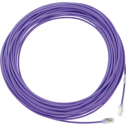 ●両端RJ45プラグ付きカテゴリ6A細径シールドLANケーブル●ケーブル曲げ半径(mm)：19●使用温度範囲：-10〜60度●屋内●すべてのLANケーブルは工場での性能試験に合格しています。●細径化されたことで高密度アプリケーションエリアで...