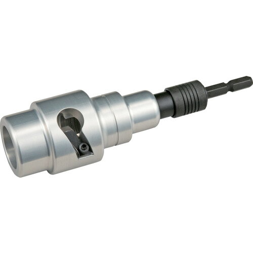 ●適応ケーブルサイズ：150mm[[の2乗]])●対応インパクトドライバー：14.4V〜●充電ドライバーにセットしてCVケーブルを差し込み回転させるだけで被覆がはがせます。●誰でも簡単、しかも精度は一定に保てます。●替刃式(交換替刃：別売ム...