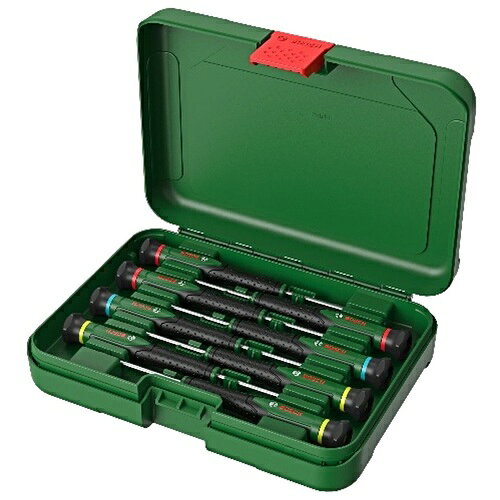 ●先端形状：プラス、マイナス、トルクス●先端サイズ：PH00／0、SL1.5／2.5／3.0、TX5／6／8●軸長：60mm●軸径：3mm●刃先マグネットあり●本体寸法：156*18mm●ソフトグリップと人間工学に基づいたデザインです。●回...