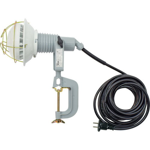 ●バラストレス水銀灯250W相当の明るさです。●屋内外の工事現場やイベントなどに。●作業照明、仮設照明に。●明るさ(lm)：2780●コード長さ(m)：10●消費電力(W)100V：21●球寿命(時間)：50000●色：グレー●電圧(V)：...