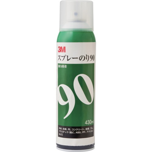 ●標準塗布可能面積：2.5［［M2］］●スプレータイプ●1液性●貼り合わせ可能時間：両面塗布1分〜10分●厚いもの、表面が凹凸の材料に適した強力接着剤です。●帯状のスプレーパターンでムラなく塗布できます。●ボタンを回してスプレー幅を変えるこ...