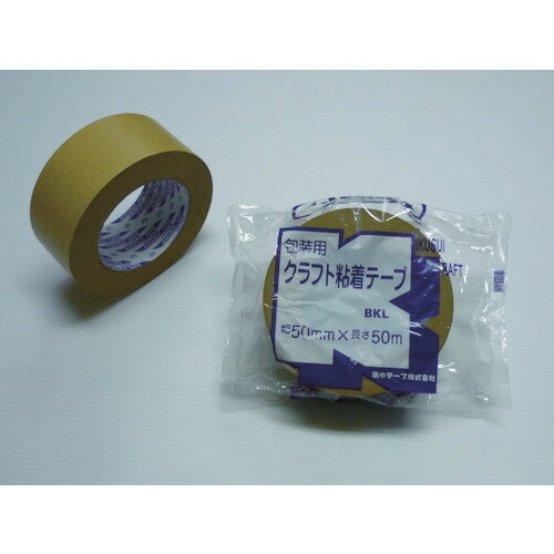 ●粘着力：3.5N／10mm●引張強度：49N／10mm●手で切断可能●包装用クラフト粘着テープのスタンダード商品です。●天然ゴム系粘着剤です。●段ボールケースの封かん。●一般包装用。リニューアルに伴い、パッケージ・内容等予告なく変更する場...