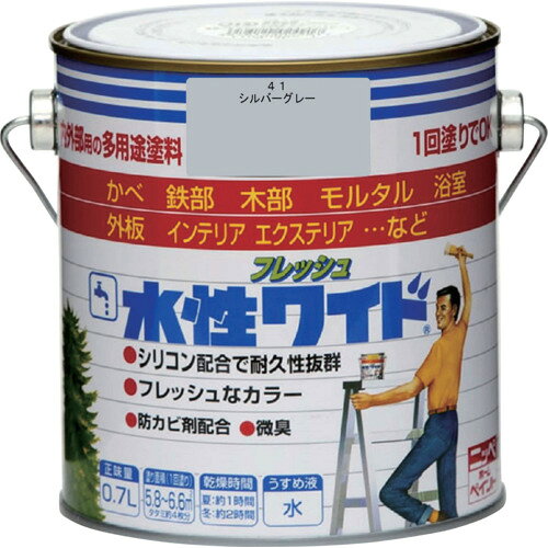 ●塗膜は汚れにくく、付着した汚れも水しぶきで簡単に洗浄できる(ウォッシャビリティに優れる)高性能塗料です。●タレにくい、微臭タイプです。●かび止め材、さび止め材配合しています。●浴室・台所・洗面所・部屋のかべや天井などに。●ドア・木のサン・...